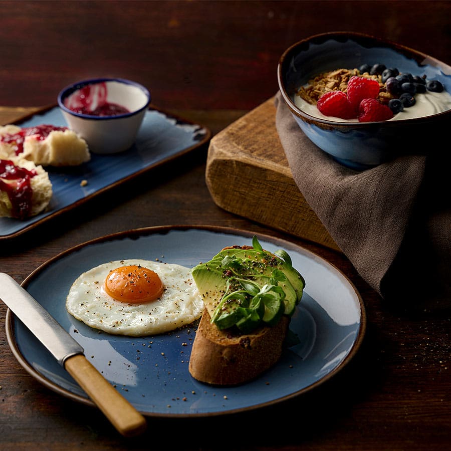 Dudson Harvest Indigo Deep Bowl 20x17cm 55cl